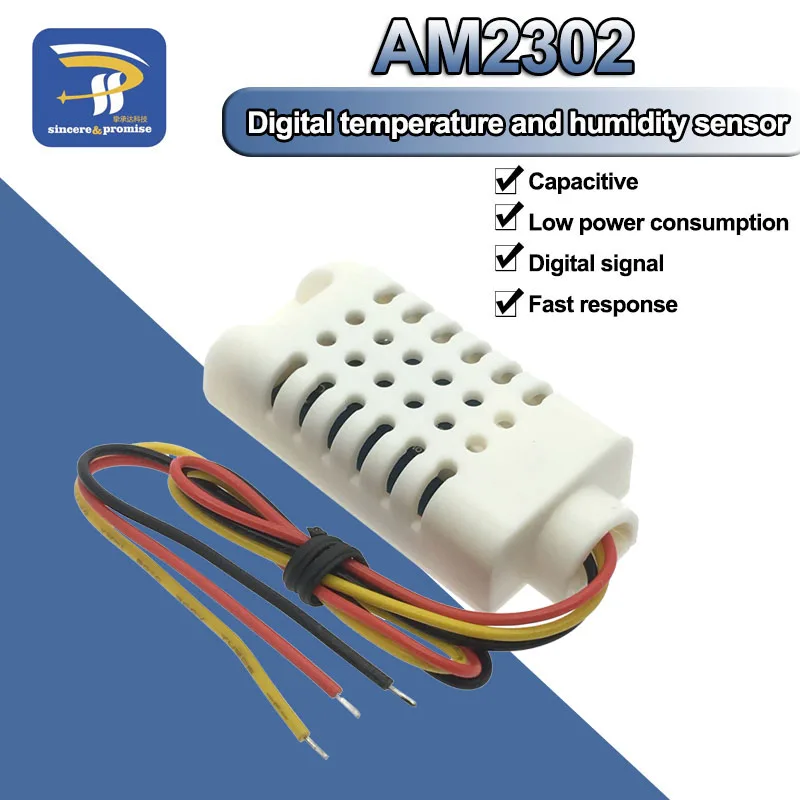 1pcs Wired Dht22/am2302 Digital Temperature And Humidity Sensor Am2302 ...