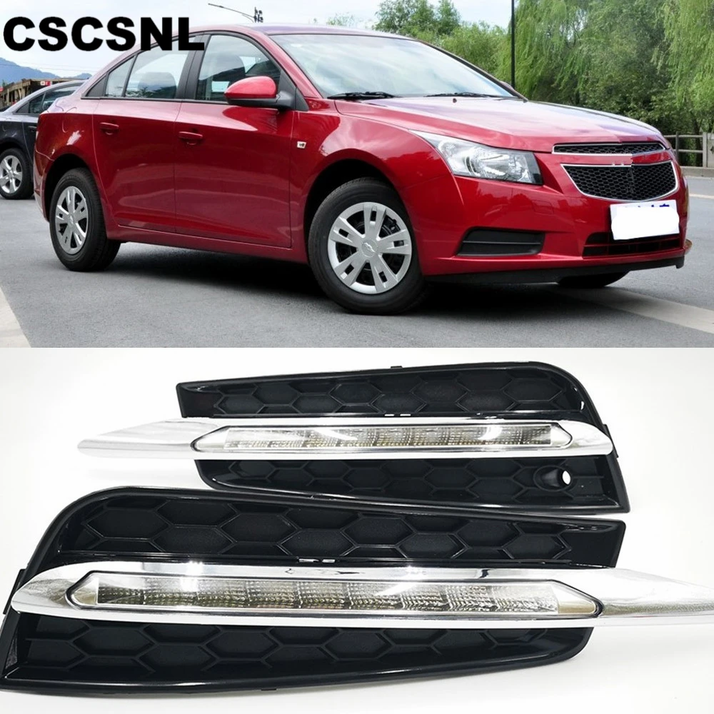 CSCSNL 2PCS For Chevrolet CRUZE 2009 2010 2011 2012 2013 2014 LED DRL ...