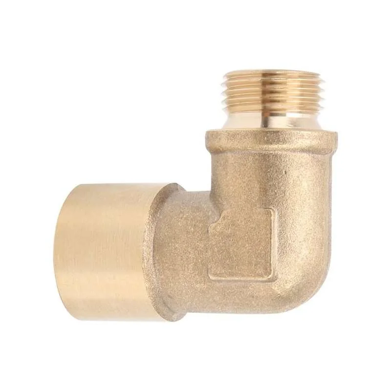 90 Degree Oxygen Sensor Extender M18x1.5 Brass Extension Spacer Adapter ...