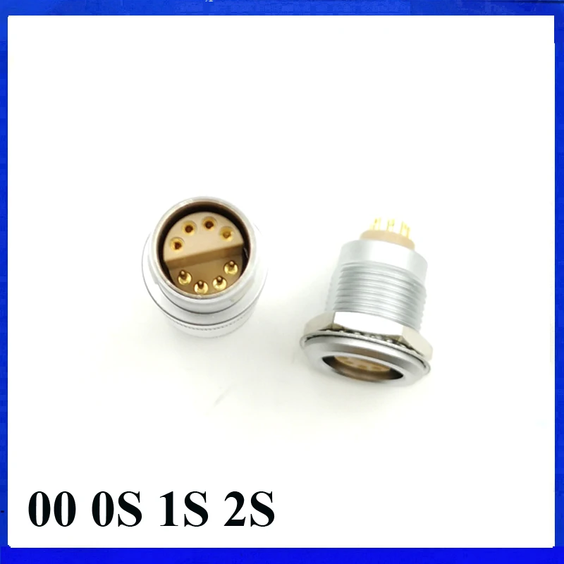 FFA ERA 00 0S 1S 2S 1 2 3 4 5 6 7 8 10 Pin Connector Half Moon Circular ...