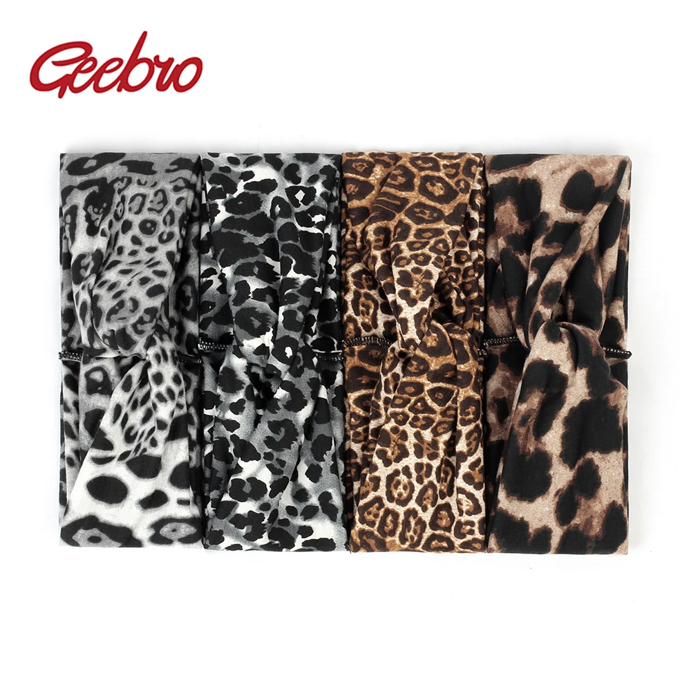 Geebro-Women-s-Leopard-Print-Cross-Knotted-Headband-Fashion-Girls ...