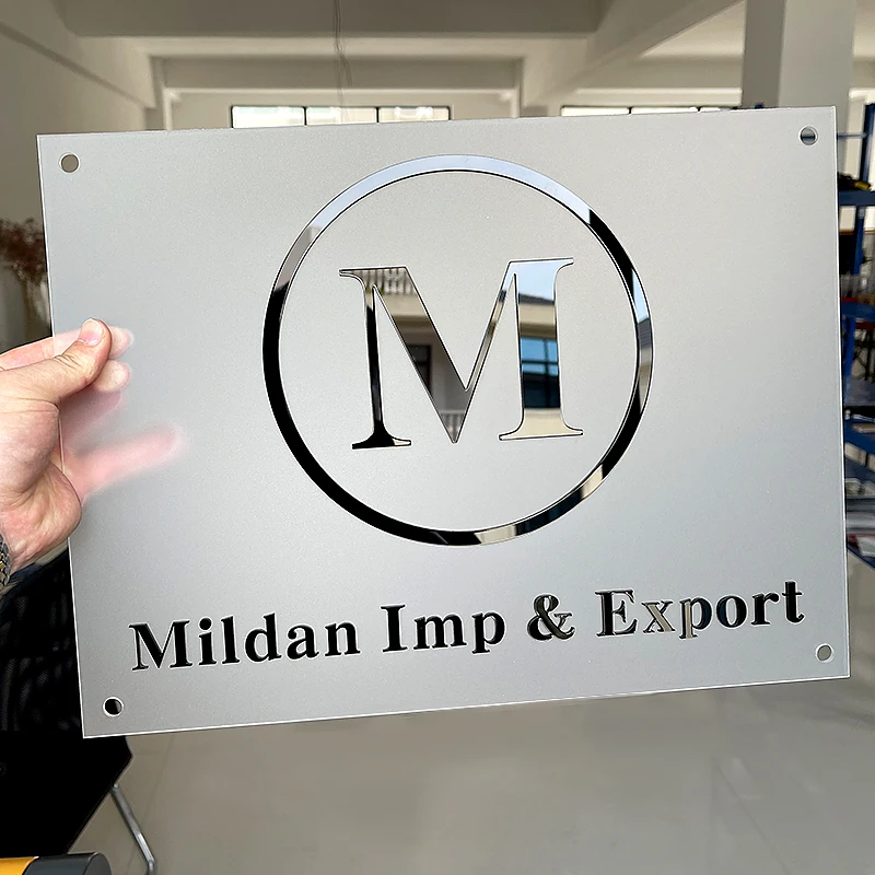 Custom-LOGO-Sign-Billboards-Frosted-Transparent-Acrylic-Plates-Business ...
