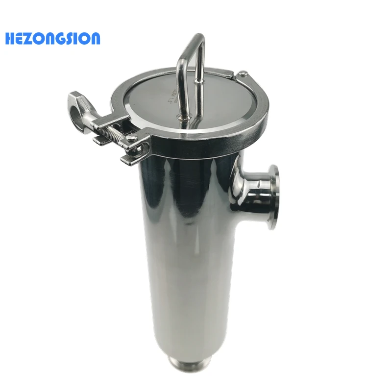 Sanitary Stainless Steel SS304 1.5"Tri Clamp Right-Angle Type Filter ...