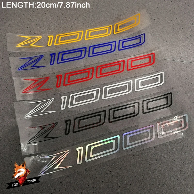 Autocollants Réfléchissants Pour Kawasaki Z1000, Étiquettes De Logo ...