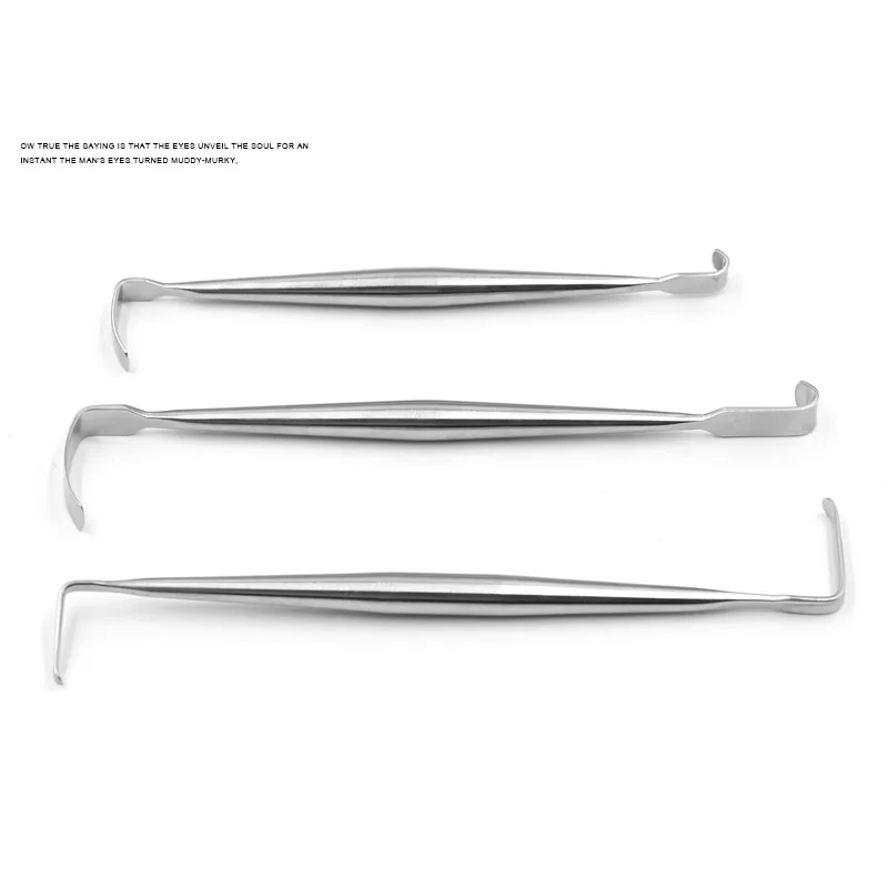 Orthopedic stainless steel hook eye nose nose double head hook medical surgical plastic surgery ...
