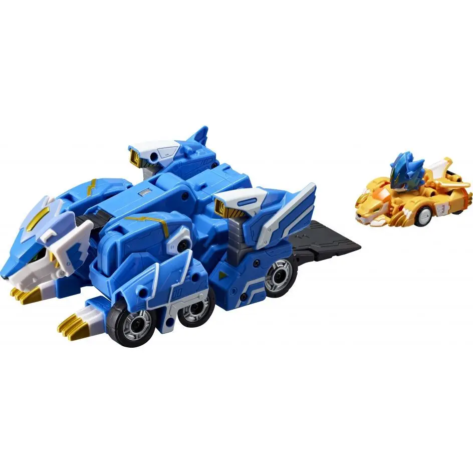 MONKART LEO FIT Deformation Car Action Figures Multi car Splice Capture ...