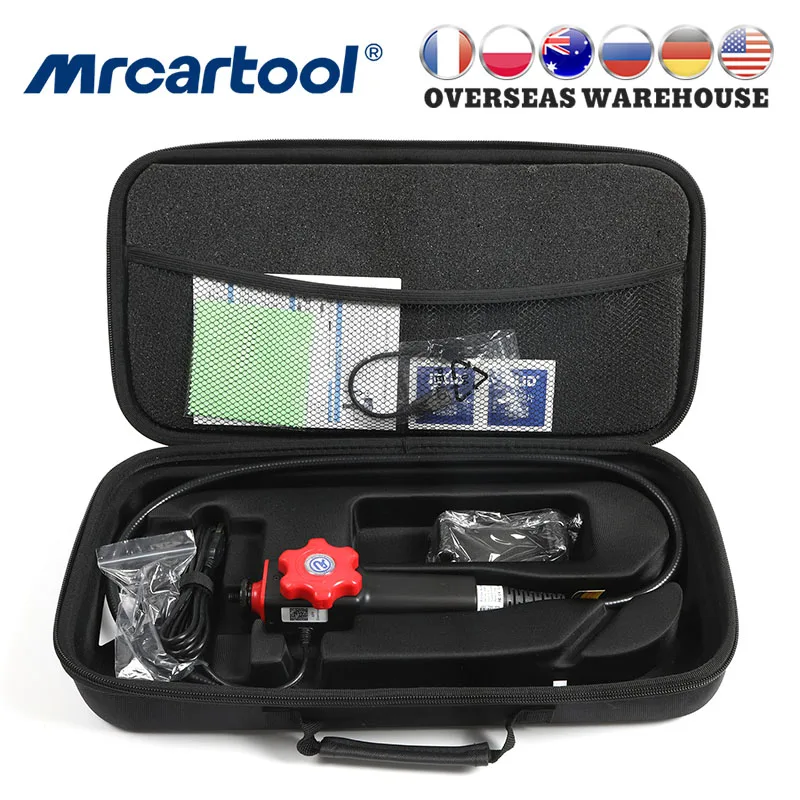 MRCARTOOL Car Endoscope 8.5MM Flexible 360 Degree Industrial Borescope ...