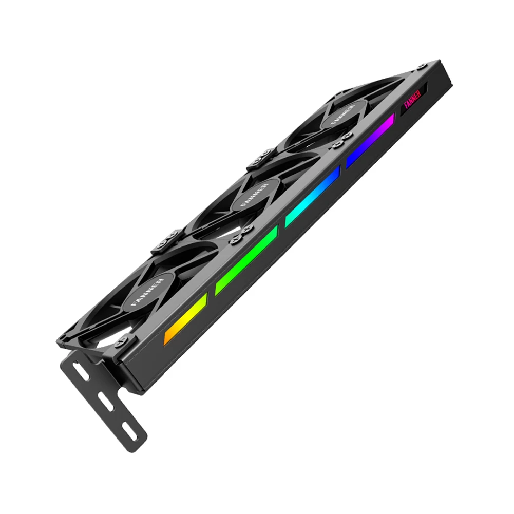 CPU Cooler ARGB Light Strip 5V 3Pin Cooling Fan for Computer Desktop PC ...