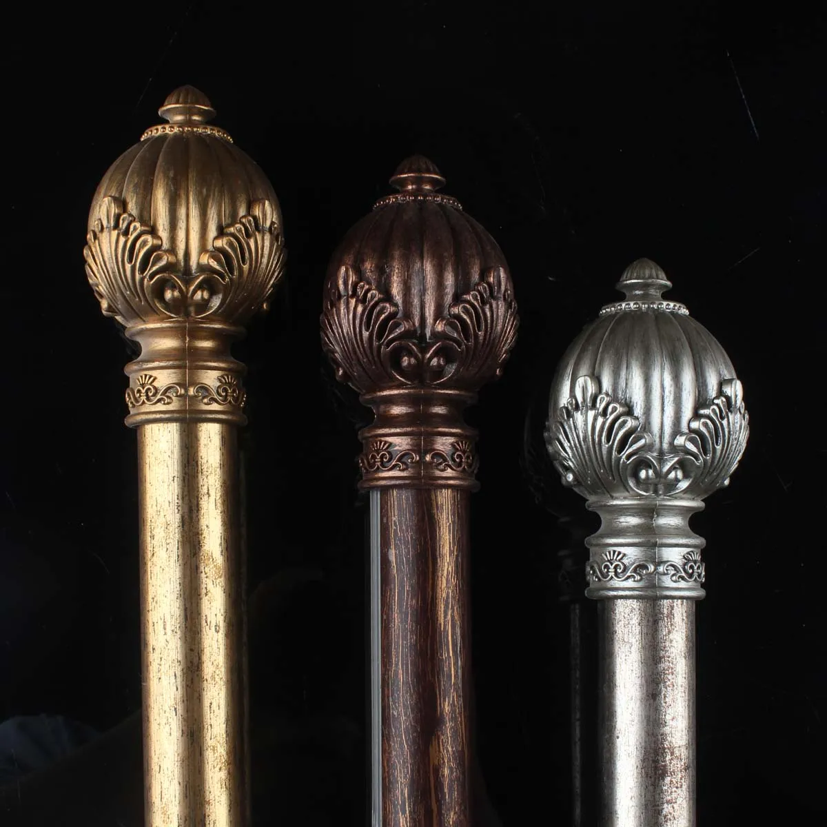 28mm Roman rods European curtains thick aluminum alloy single and ...