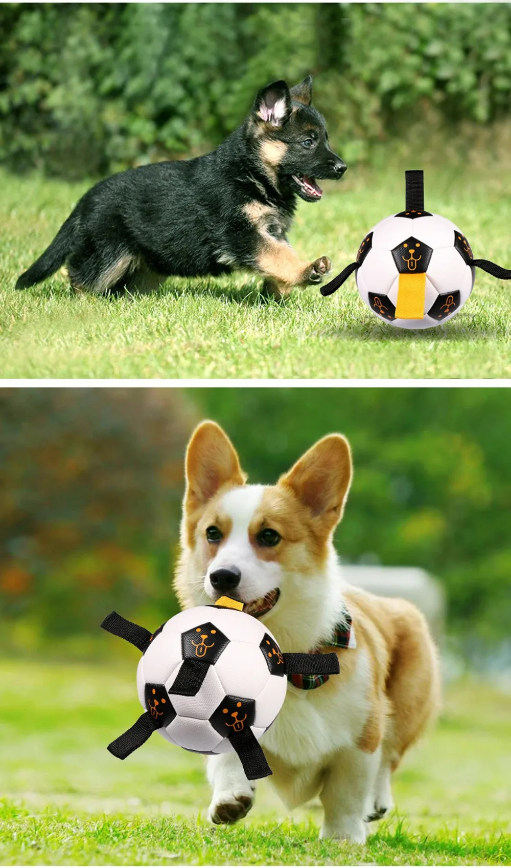 DogMEGA™ Outdoor Training Interactive Rope Football – DogMega.Com