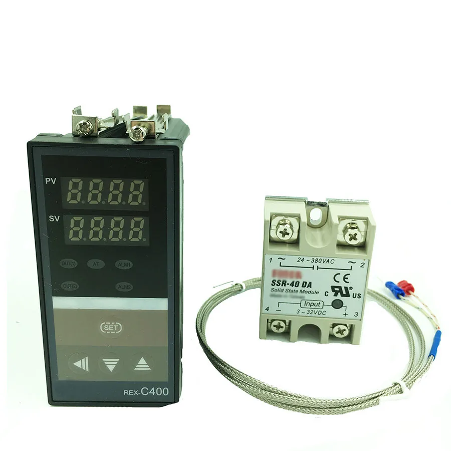 Digital PID Temperature Controller REX-C400 Thermocouple Input Relay/SSR Output PLCs & HMIs C $50.18