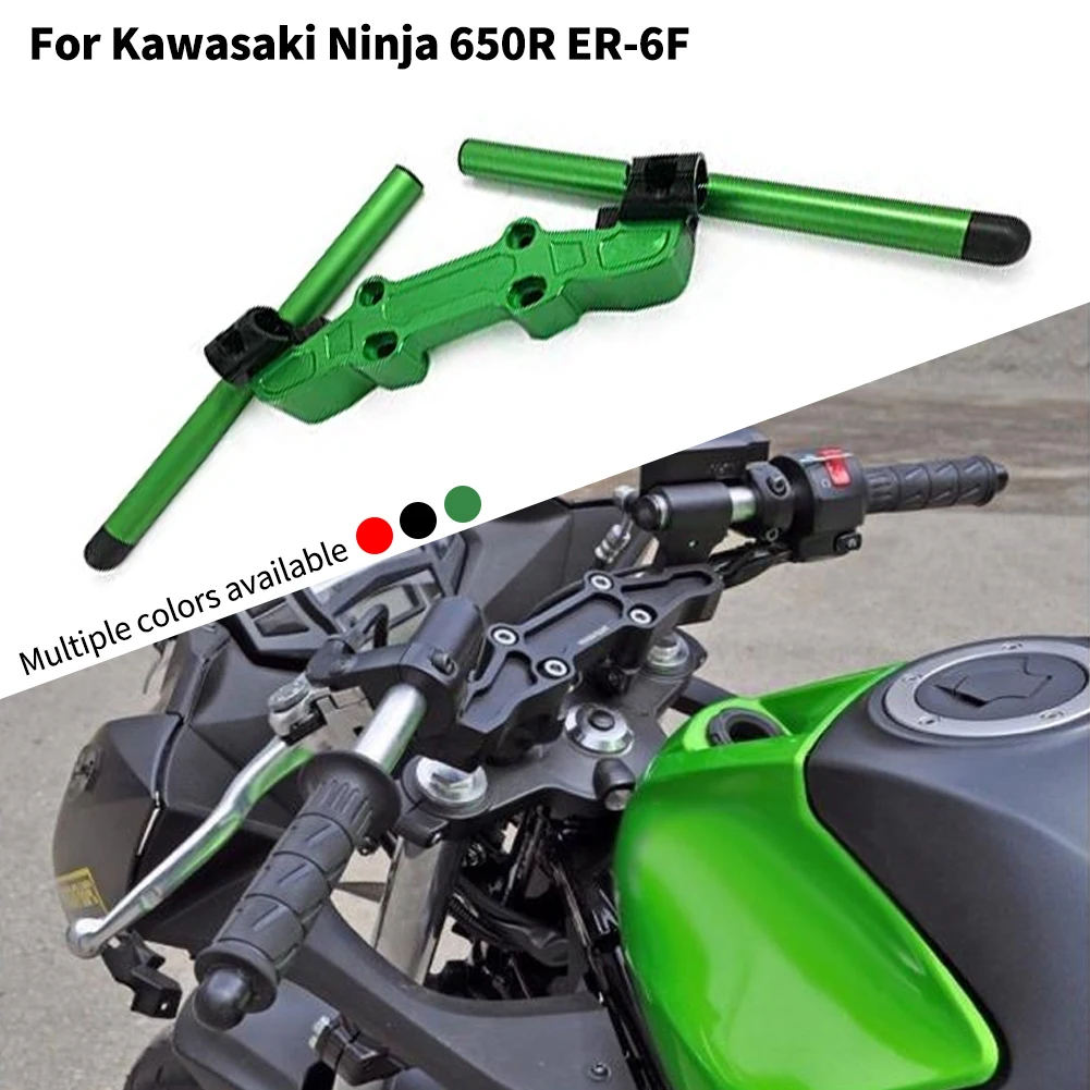 For-Kawasaki-Ninja-650R-Clip-on-Ons-Fork-Handlebar-Adapter-Plate-Handle ...