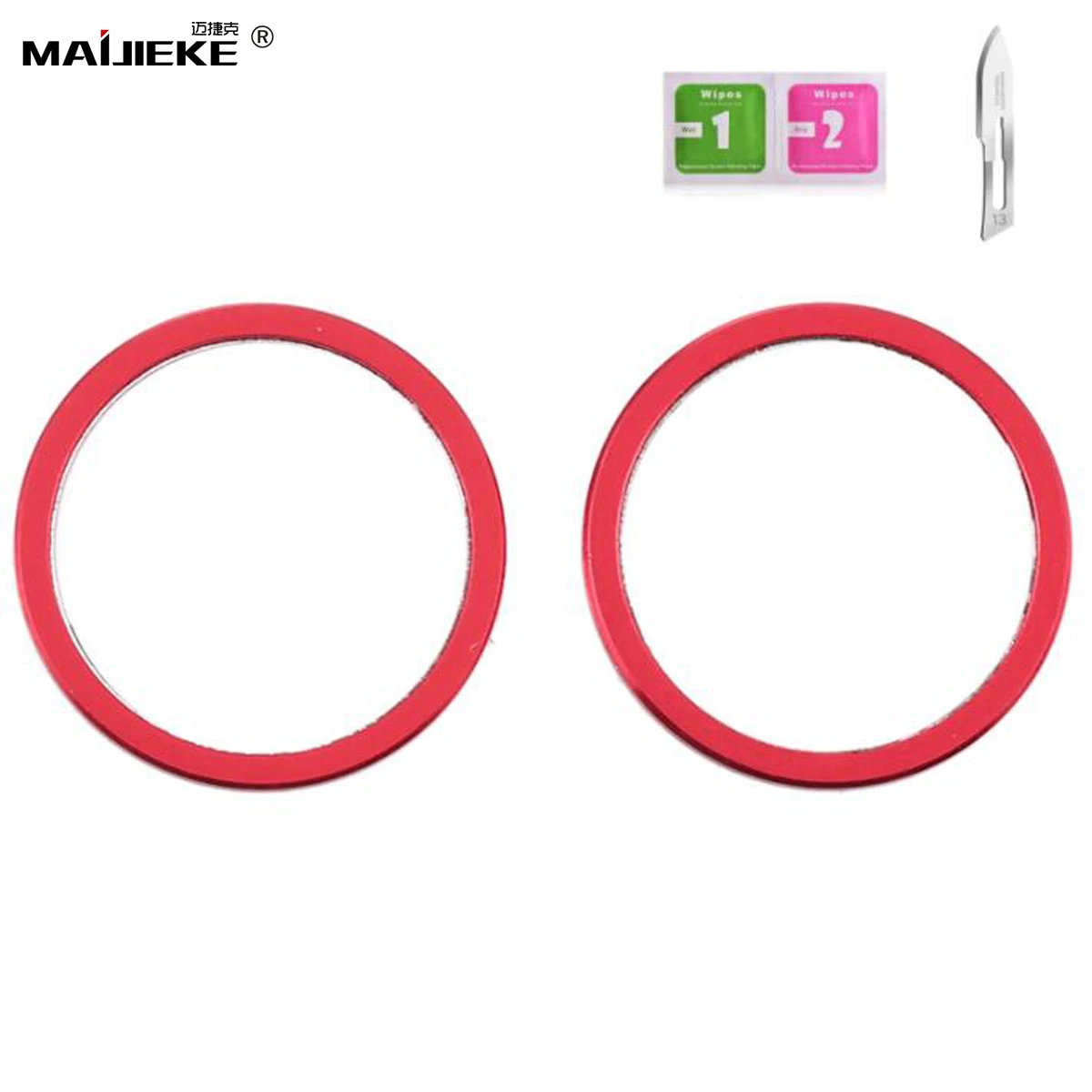 1 Set Rear Camera Lens Ring Bezel for iPhone 12 mini Back Camera Outer ...
