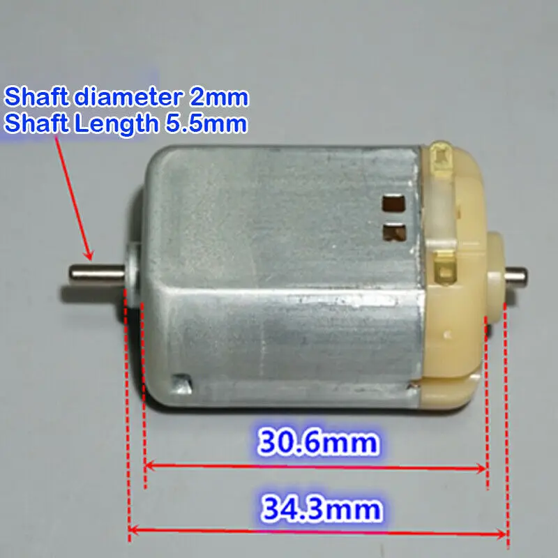 Mabuchi FC 280SA Micro Electric Motor DC 3V 6V 9V 25000RPM High Speed ...