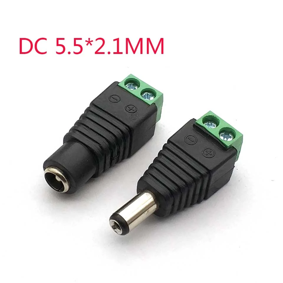 2.1 X 5.5 5.5*2.1mm DC Power Female Plug Jack Adapter Connector Plug ...