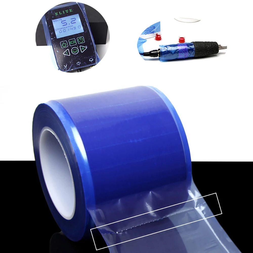 1200Pcs-Roll-Disposable-Tattoo-Barrier-Film-Plastic-Clear-Wrap-Cover ...