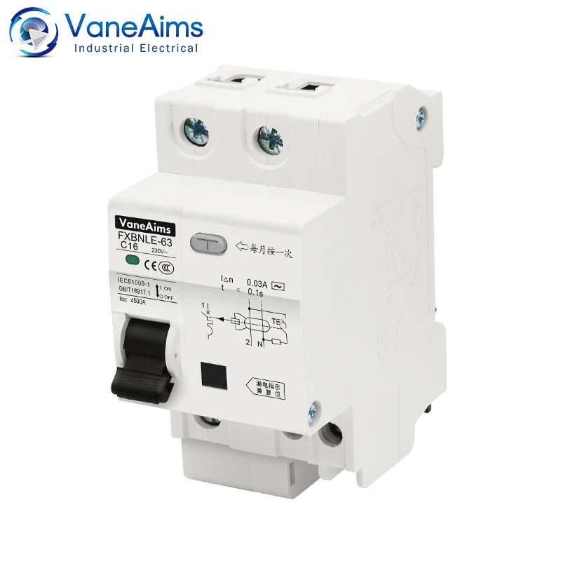 Generic Mcb Circuit Breaker Ac Anti-shock Protector Electricity Control ...