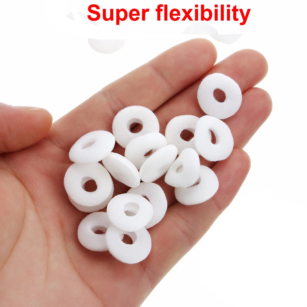 20-pairs-40-Pcs-15-mm-Earbud-Headphone-Ear-pads-Soft-Foam-Replacement ...