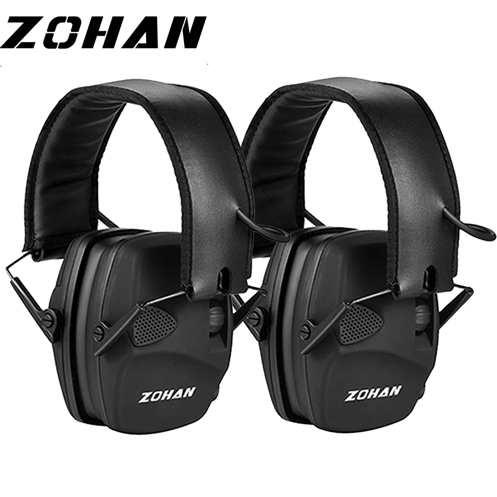 ZOHAN 2pcs Electronic Ear Protection for Shooting Range NRR 22db Sound ...