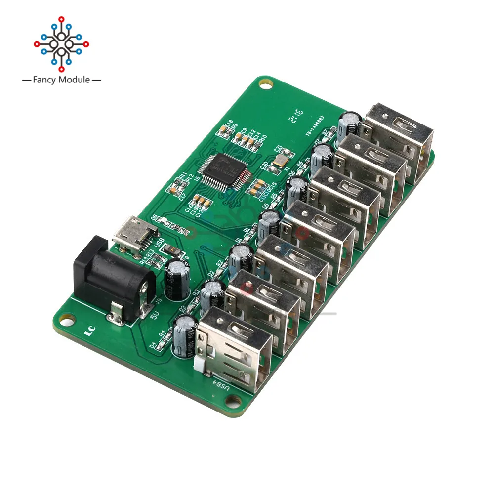 Usb2.0 Hub Module 1 To 7 Port Hub 480mbps High Speed Usb Expansion ...