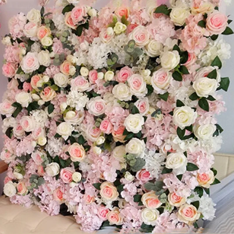 Objets décoratifs,Panneau mural de roses artificielles,40x60cm,fausses ...