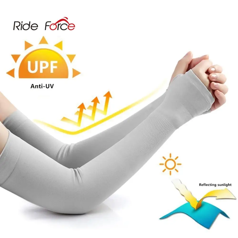 Ice-Fabric-Cycling-Sleeves-for-Arm-Warmers-Women-Men-UV-Sun-Protection ...