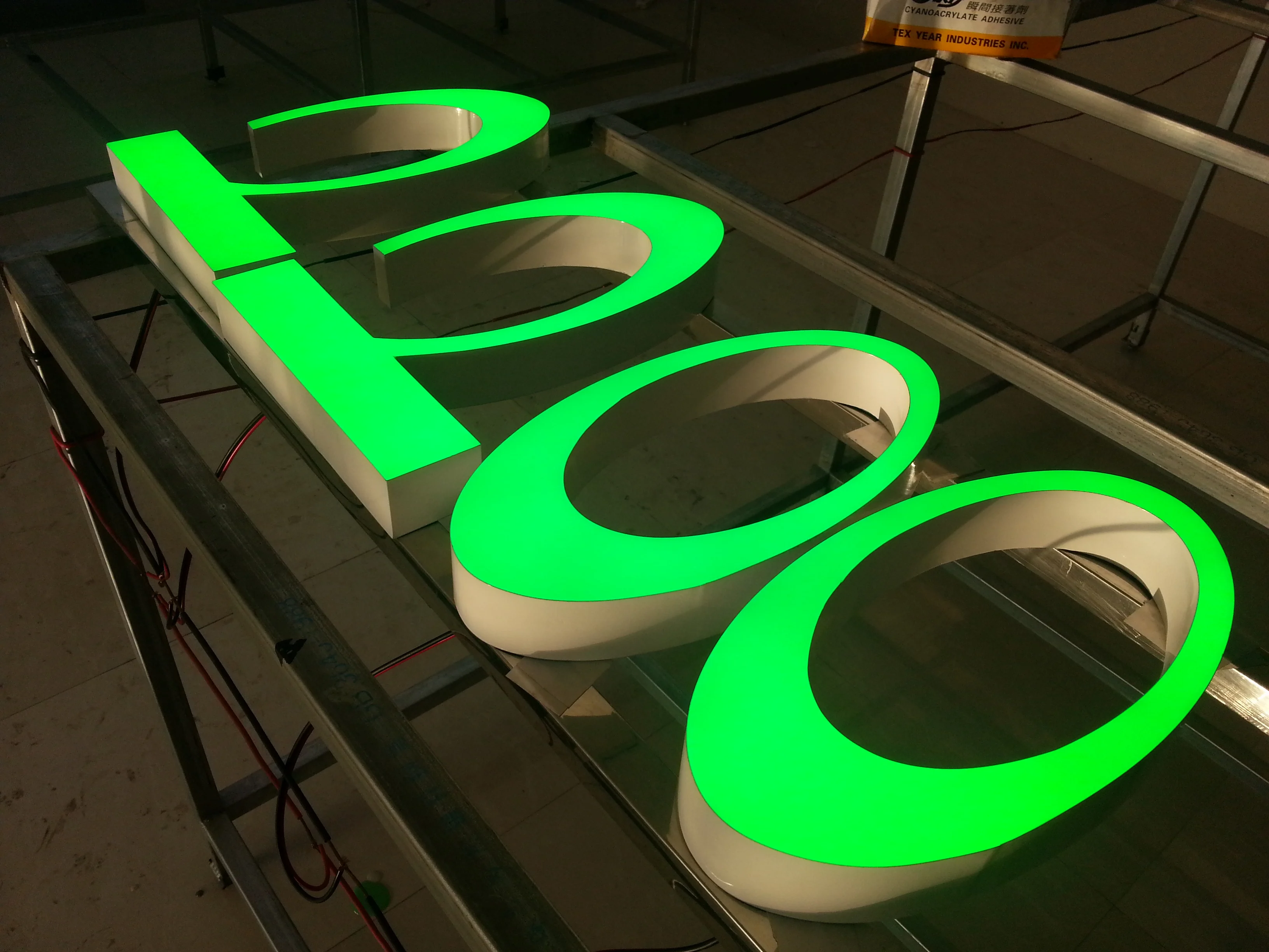 Mobile shop phone LOGO LED Glowing letters advertising sign|LED Strips ...
