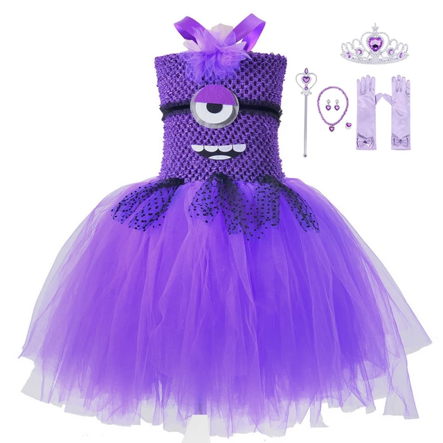 Purple Minion Costume Tutu