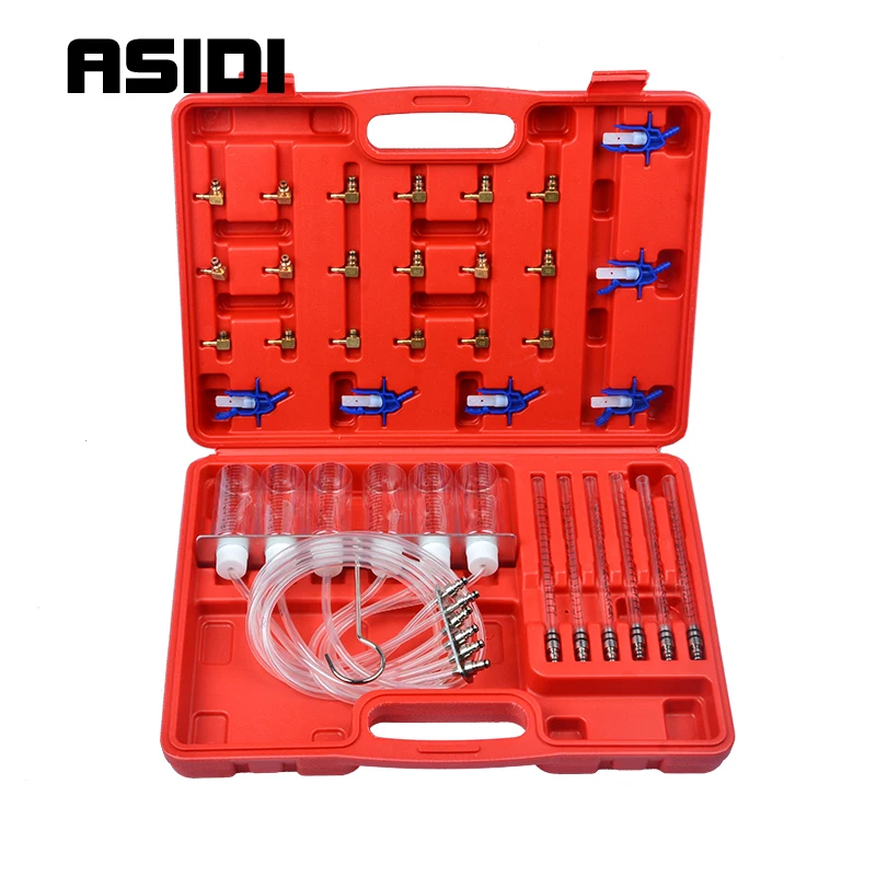 New Diesel Injector Flow Meter Test Kit Common Rail Adaptor Fuel Tester ...