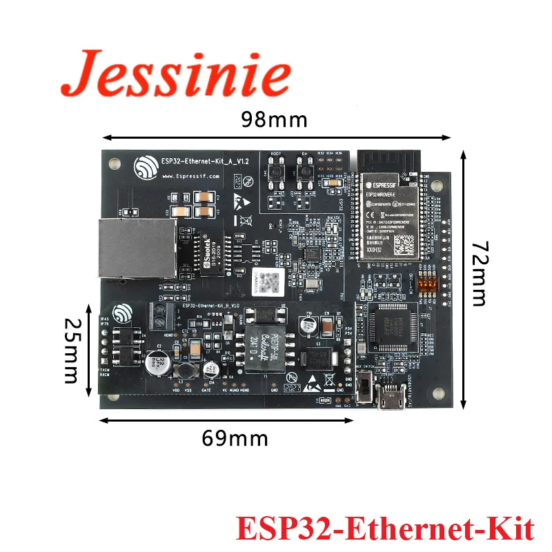ESP32-Ethernet-Kit ESP32 Ethernet Kit Ethernet to WiFi Development Board Module ESP32-WROVER-B ...