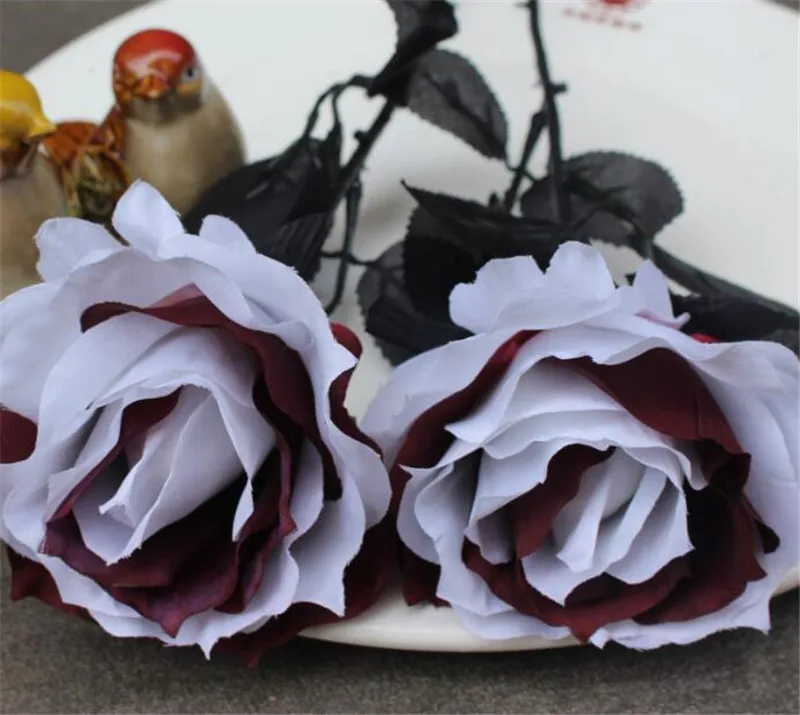 Single Red Rose Black And White