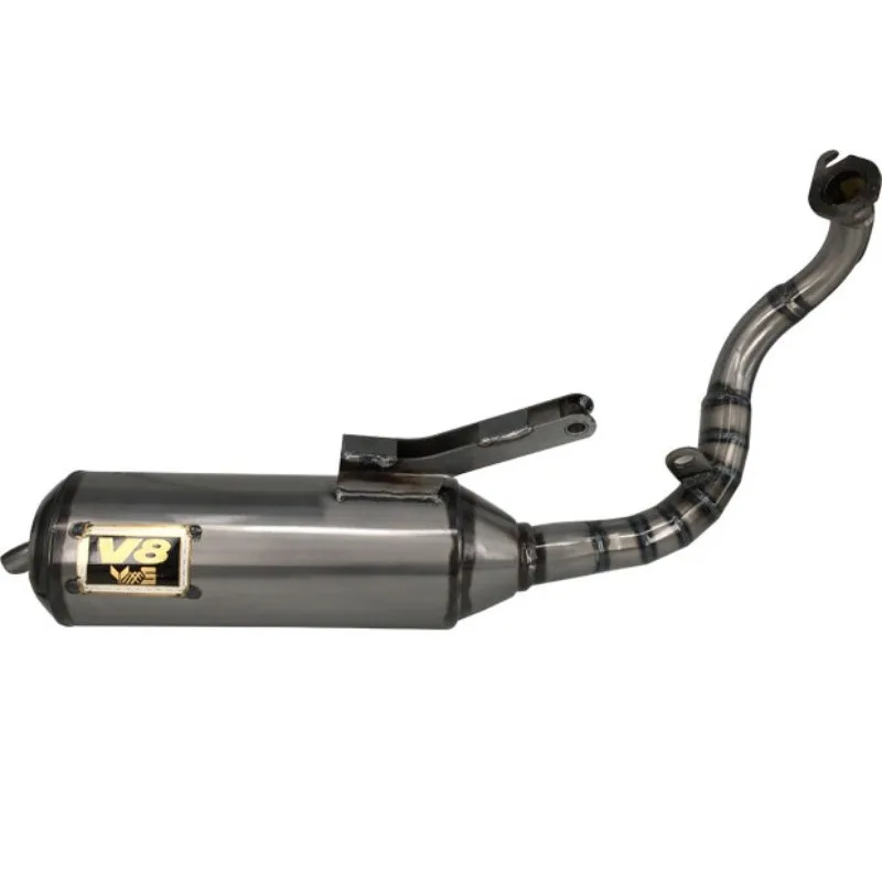 V8 Modified Motorcycle Full Exhaust System For Honda DIO AF34/35 ZX ...