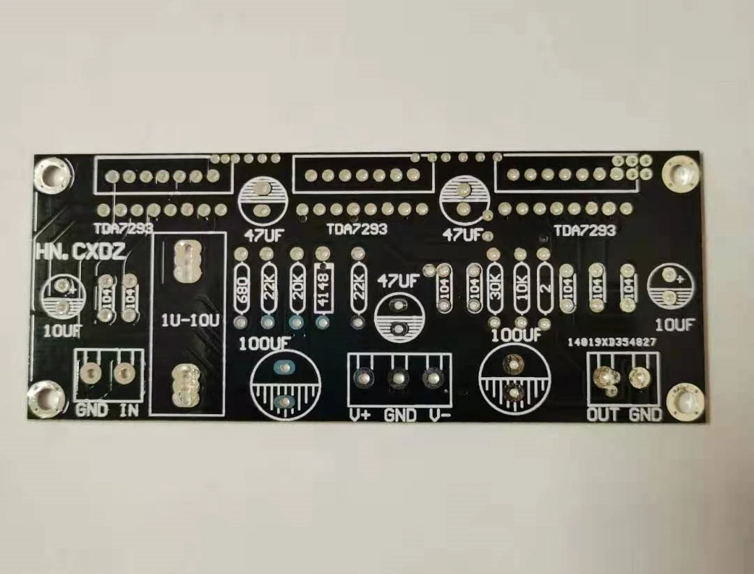 Power amplifier schematics pcb board
