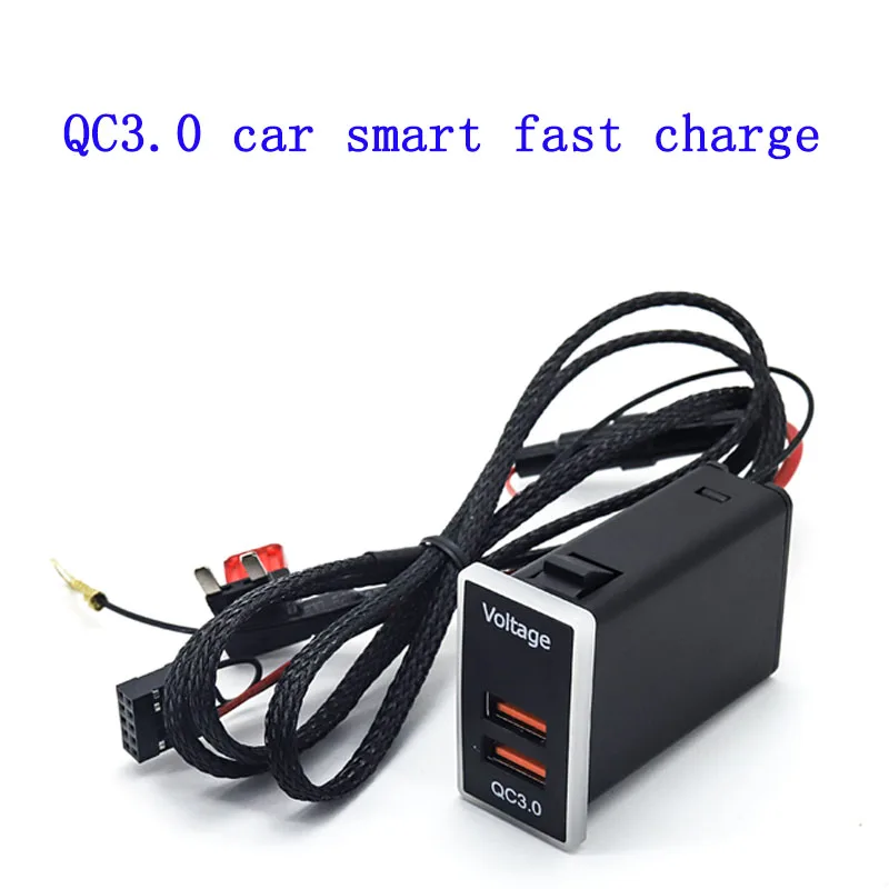 1pc-USB-Charger-Car-Interface-Socket-Double-connector-Double-QC3-0 ...