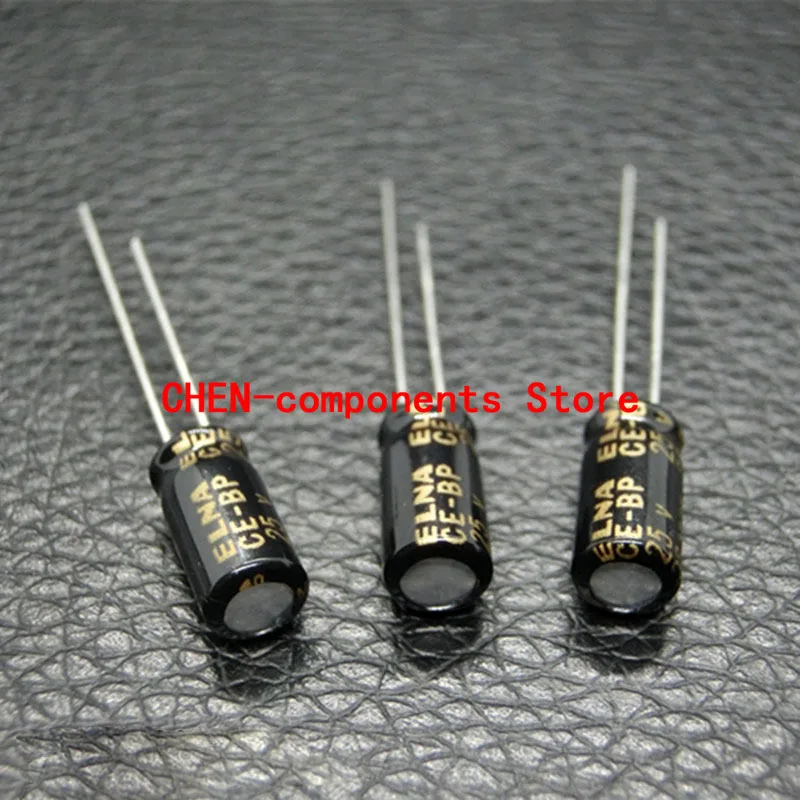 10 pces elna rbd CE BP 25v22uf p2mm 5x11mm acoplamento de áudio promessa capacitor eletrolítico ...