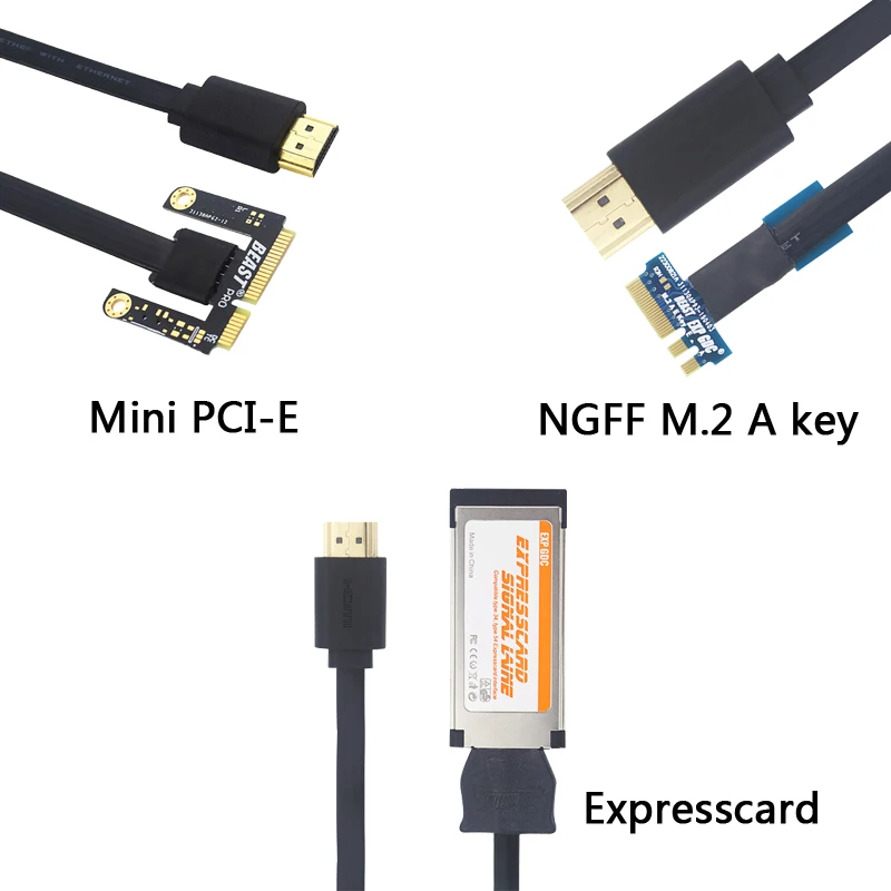 Exp Gdc Beast Hdmi-compatible To Ngff M.2 A Key Cable / Mini Pci-e ...