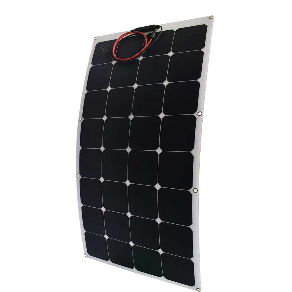 Super Power Sunpower Flexible Solar Panel 100w 32 Solar Cell 12v ...