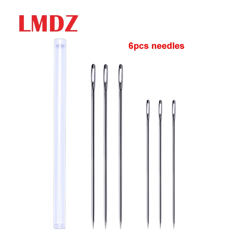 LMDZ-Big-Size-Large-Long-Steel-Needle-175mm-150mm-Big-Hole-Agulhas-de ...