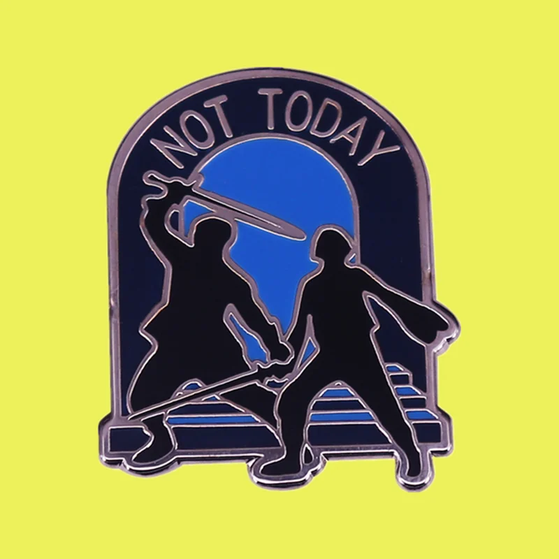 Arya And Syrio Water Dancing Not Today Enamel Pin There Is Only One ...