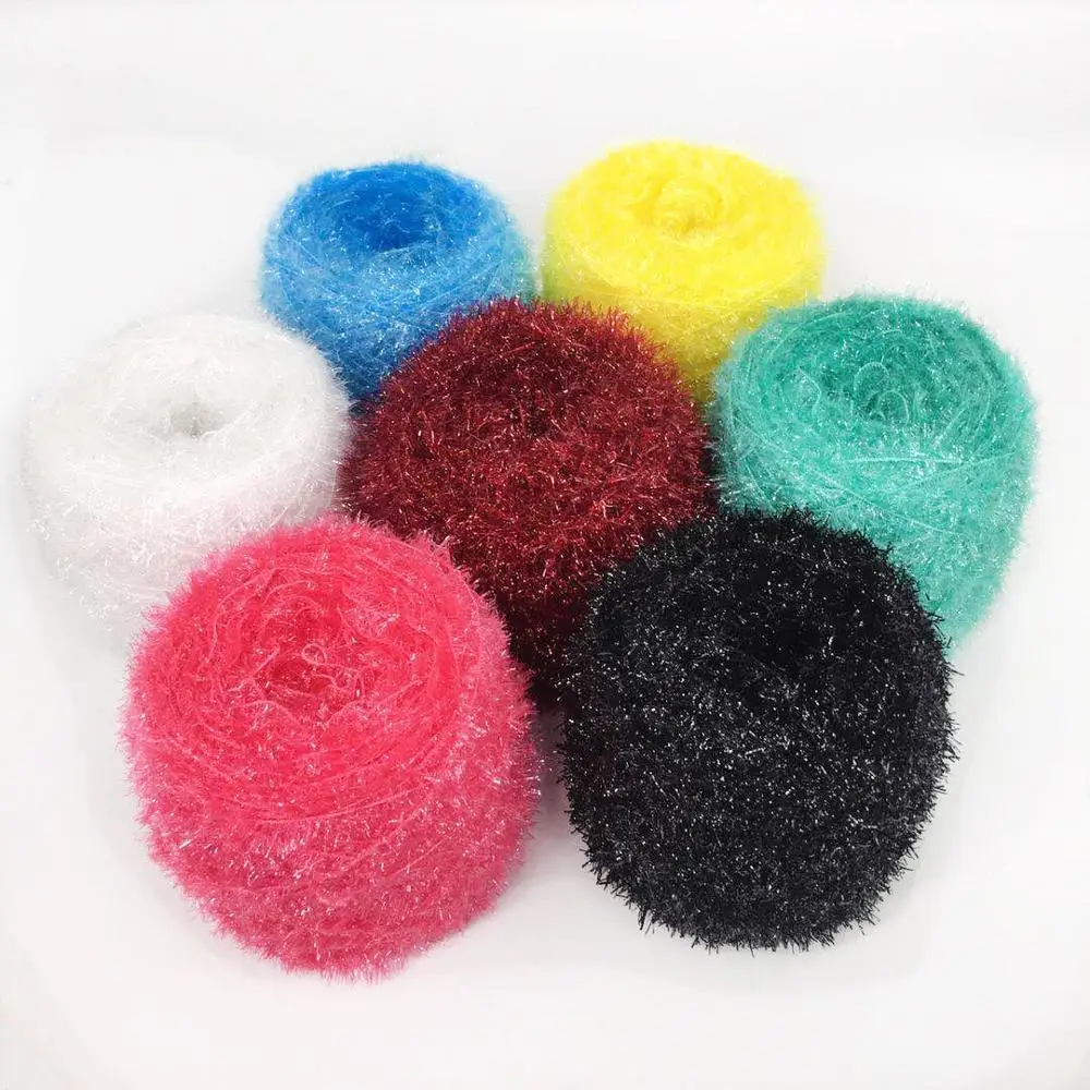 Yarn Knitting Glitter | Glitter Yarn Crochet | Coomamuu Yarn Sequins ...