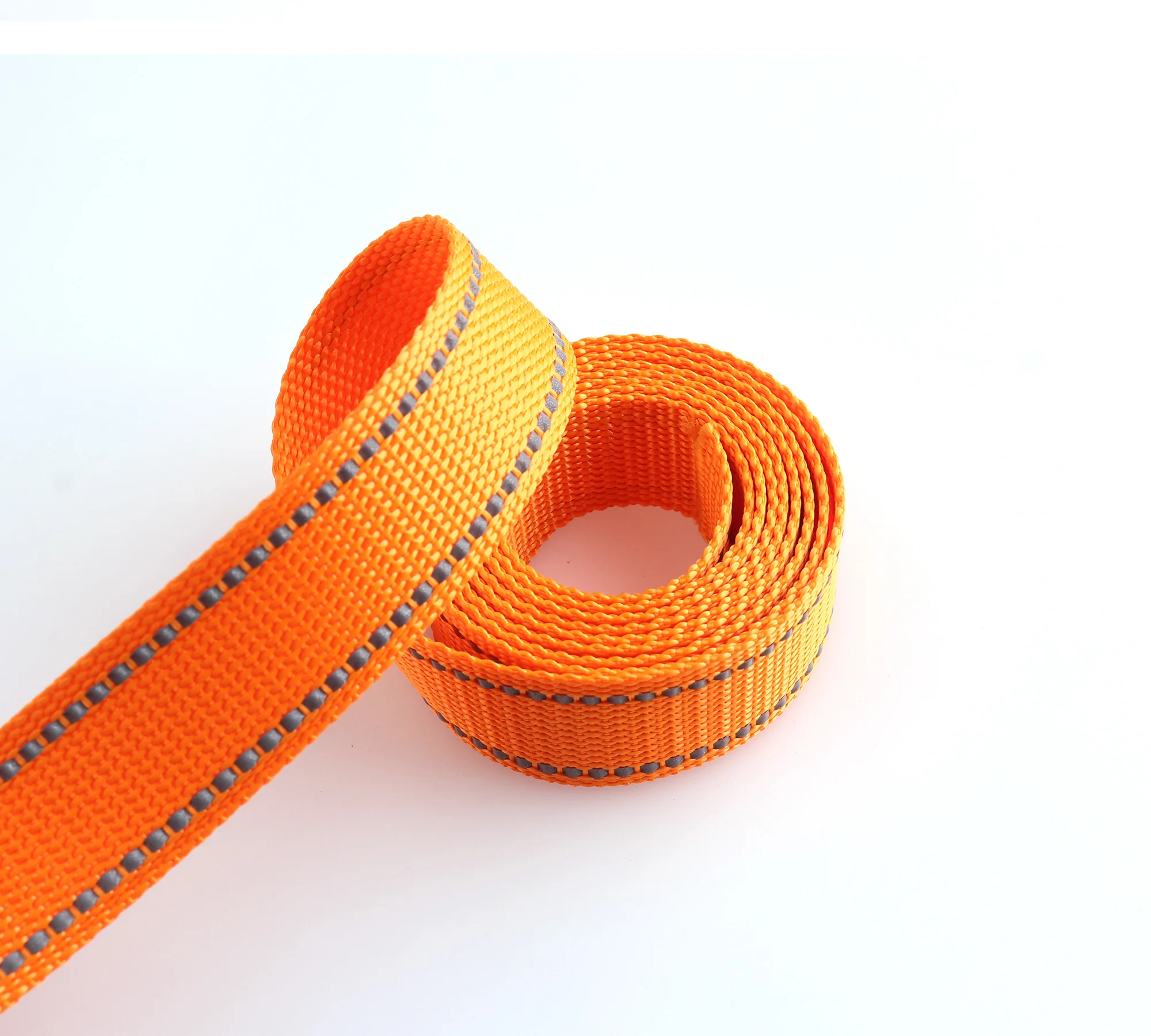 25mm Orange Webbing Trimming Polyester Bag Straps Heavy Weight Webbing ...