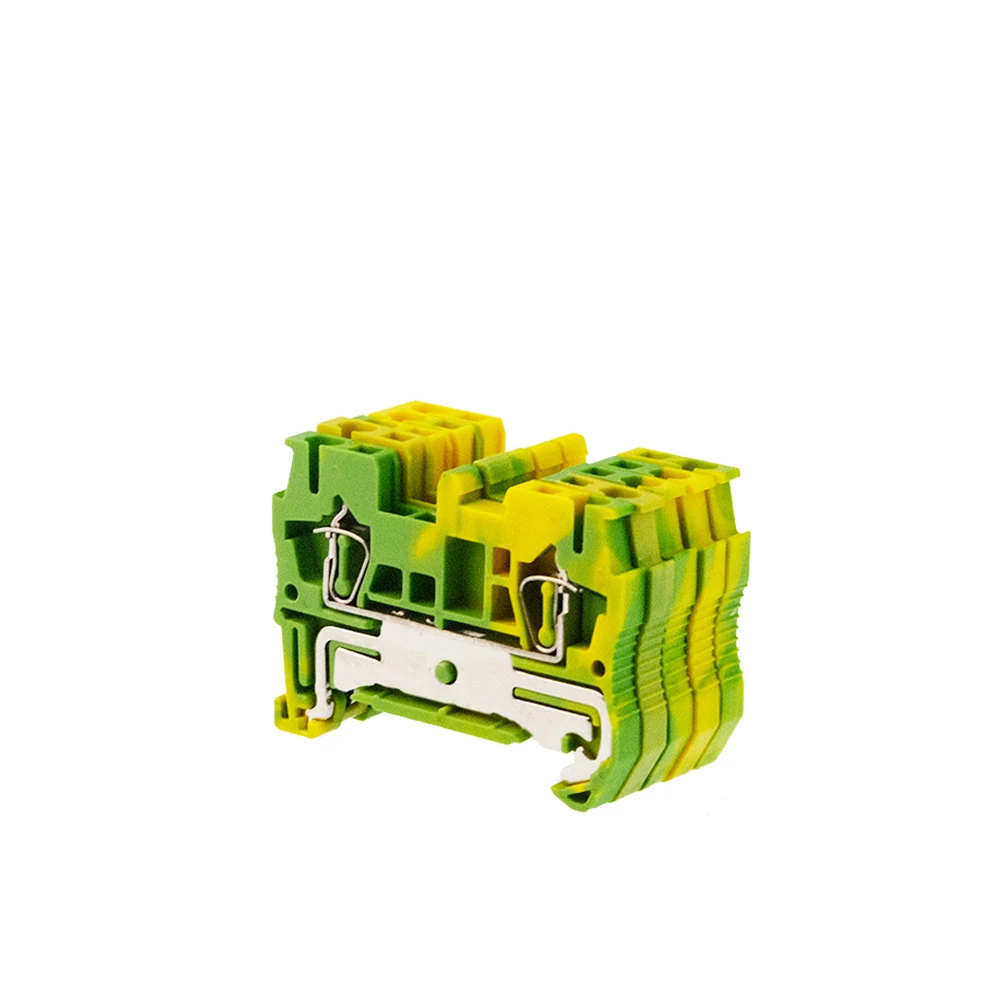 Din Rail Terminal Blocks 10pcs St-1.5pe Connectors Return Pull Type ...