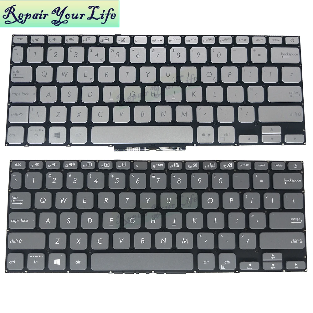 UK-GB-laptop-keyboard-for-ASUS-VivoBook-14-2019-X409-X409JP-x409f ...