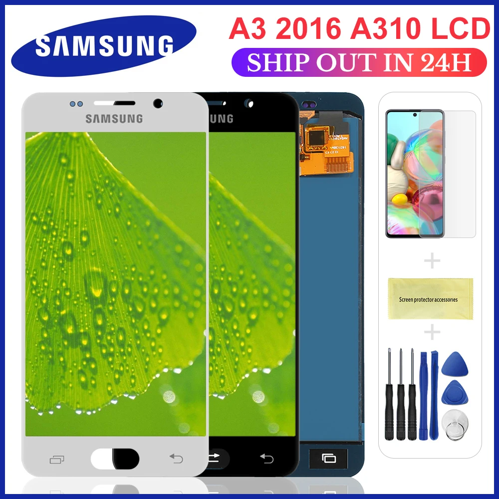 Pantalla LCD A310f para móvil, repuesto de digitalizador con pantalla ...