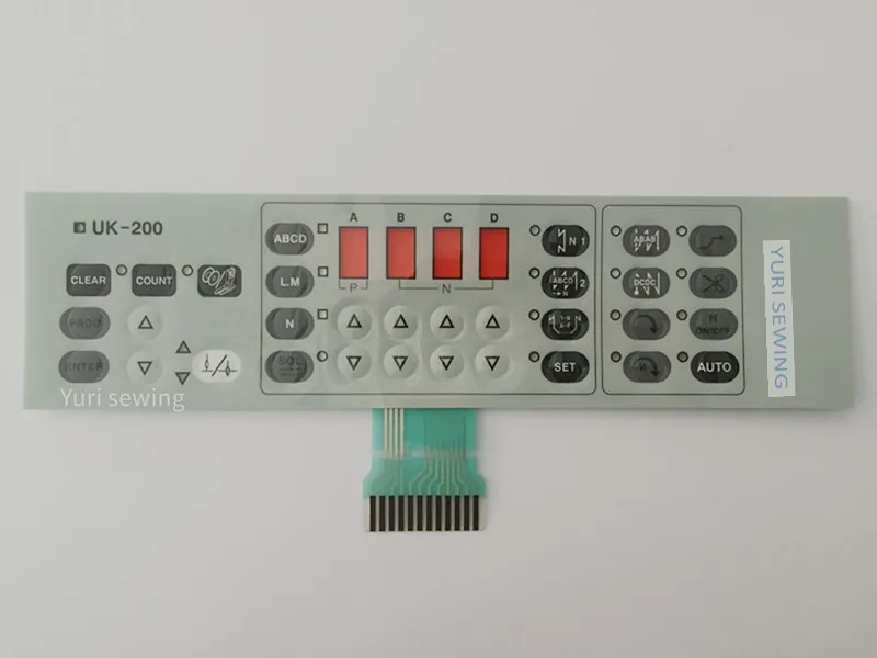 UK-200 operation panel board keypad membrane swtich industrial sewing ...