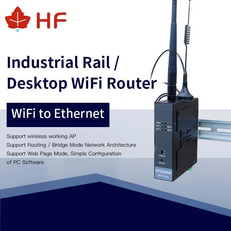 High Flying HF8104W WIFI Router Ethernet to WiFi Wireless Router Data ...