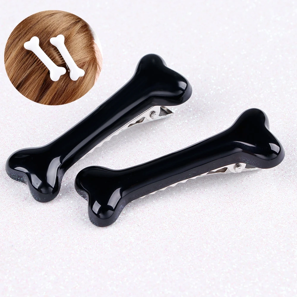 2-Pcs-Women-Dog-Bone-Design-Hairpin-Fashion-Creative-Popular-Hair-Clips ...