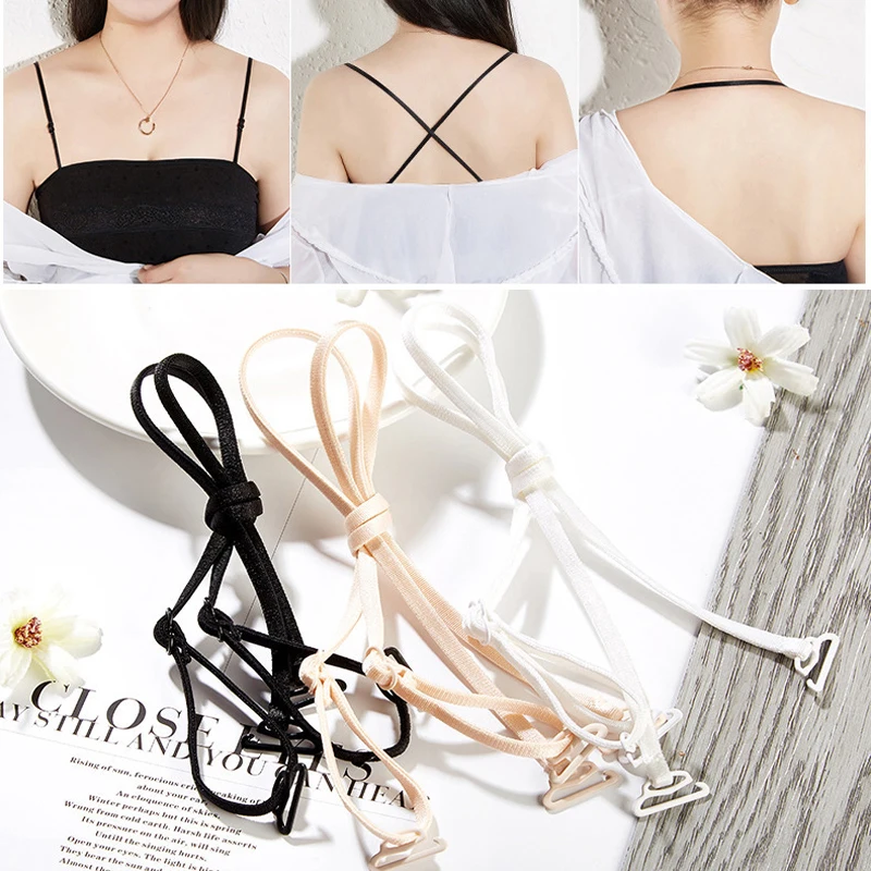 Women-Adjustable-Shoulder-Straps-Anti-skid-Invisible-Shoulder-Straps ...