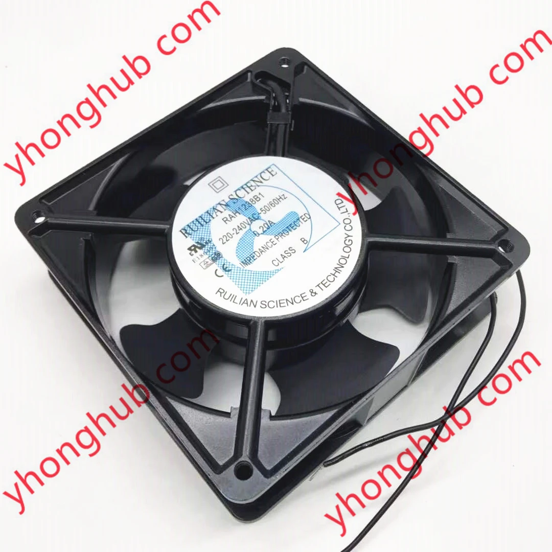 Xinruilian RAH1238B1 AC 220 240V 0.20A 120x120x38mm Server Cooling Fan|cooling fan|server fandc ...