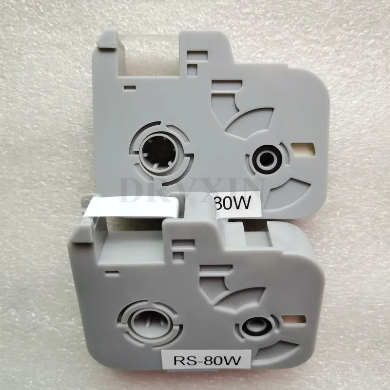 ink ribbon cassette RS 80B.R.W White Yellow For Cable ID Printer Wire ...
